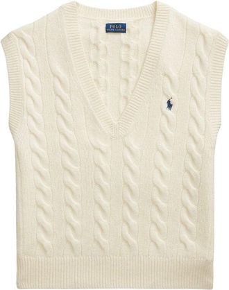 Polo Ralph Lauren Damen Pullunder aus Wolle und Kaschmir