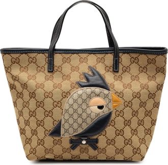 Gucci Crossbody Bags - GG Canvas Zoo Handbag - Gr. unisize - in Braun - f&uuml;r Damen