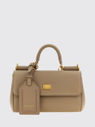 Dolce & Gabbana My Sicily Mini-Handtasche aus Leder mit Logo-Anh&auml;nger