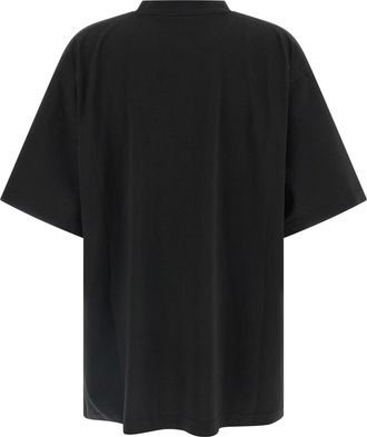 Balenciaga Graphic Print T-Shirt - Black