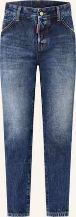 Dsquared2 Cropped Jeans Teddy blau