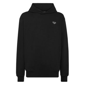 Philipp Plein Homme, Sweatshirts et sweats &agrave; capuche, Noir, Taille: 3XL Hooded SweaT-shirt Iconic Plein