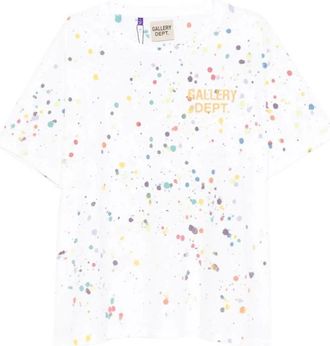 Gallery Dept. Homme, Tops, Blanc, Taille: 2XL T-shirt Gallery Dept