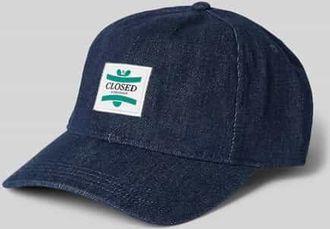 Closed Base Cap in Denim-Optik