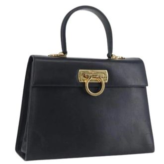 Ferragamo Sac &agrave; main Pre-owned - Femme - Pre-owned - Bleu - Taille: ONE Size