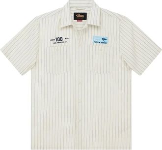 Deus Homme, Chemises, Blanc, Taille: M Pantalon Uza10