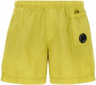 C.P. Company C.p. Company, Homme, Maillots de bain, Vert, Taille: XL Flatt Nylon Lens Swim Shorts