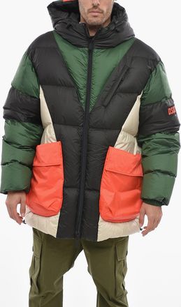 Dsquared2 Oversized Puffer Jacket with Flap Pockets Dsquared2
