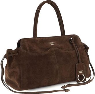 Prada Carry Shoulder Bag - Brown