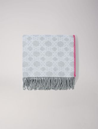 Maje Poncho Monogramm&eacute; - Gris - Maje