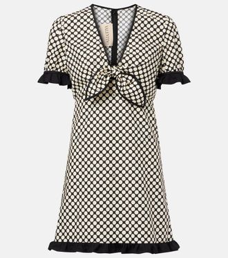Valentino Minikleid Plus De Pois aus Baumwollpopeline