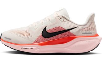 Nike Nike Damen Air Zoom Pegasus 41 Straßen-Laufschuhe, Phantom/Picante Red/Atmosphere/Black, 42