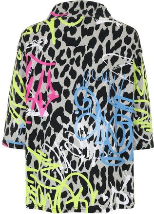 Doris Streich Sweatshirt mit Leo-Print