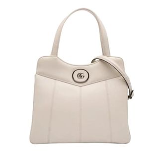 Gucci Pre-owned Petite GG tote - Femme - Pre-owned - Blanc - Taille: ONE Size
