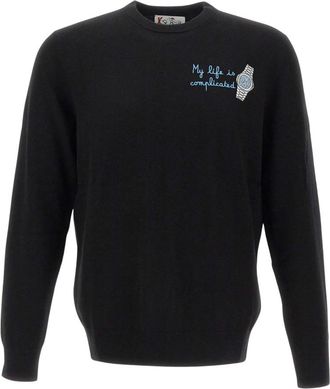 MC2 Saint Barth Heron Light Embry - Homme - Pulls - Noir - Taille: S