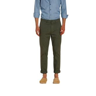 Mason's Homme, Pantalons, Vert, Taille: XL Chinos Oxford Canvas