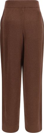 Brunello Cucinelli Cashmere-Blend Trousers - Brown