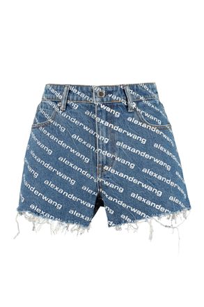 Alexander Wang Bite Denim Shorts - Blue