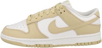 Nike Nike Homme Dunk Low Retro Sneaker, White Team Gold White White, 42.5 EU