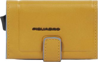 Piquadro Homme, Accessoires, Jaune, Taille: ONE Size Porte-cartes Pop-up