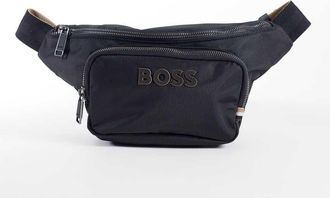 Boss Orange by Hugo Boss BOSS - Catch - G&uuml;rteltasche in Schwarz mit farblich abgestimmtem Logo
