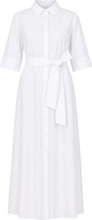 Max Mara Femme, Robes, Blanc, Taille: 44 FR Robes chemises