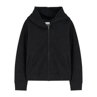 Entire studios Entire Studios, Femme, Sweatshirts et sweats &agrave; capuche, Noir, Taille: 40 FR Eternal Boxy-Fit Sweat &agrave; capuche