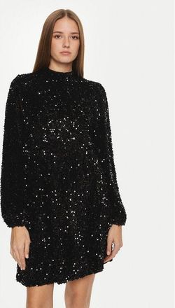 Vila Coctailkleid 14103750 Schwarz Regular Fit