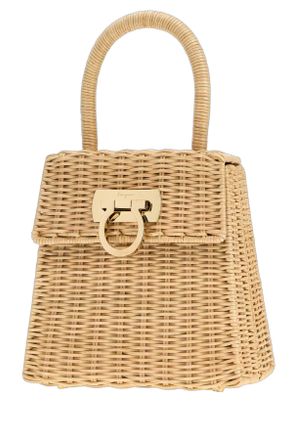 Ferragamo Handle Top Handle Bag - Beige