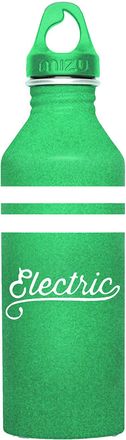 MIZU Edelstahl Trinkflasche Electric Script Flake, Glossy Green, M8