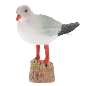 NUOBESTY Möwenstatue Outdoor Vogeldekoration Innenraumdekor Miniaturen Vogelschmuck Nautische Möwe Figur Nautical Home Decorations Seagull Spielzeug Möwe Model