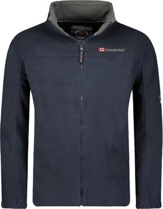 Canadian Peak Ultona Men - Polaire Epaisse Homme Chaude Fermeture Zip - Veste Sweats Hiver Chaud Hommes Doux - Sweat Doublure Longues Manches - Automne Hiver (Marin