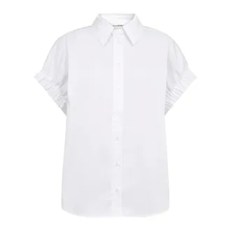Co'Couture Femme, Blouses et Chemises, Blanc, Taille: 44 FR Hauts