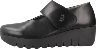 FLY London Vari Wedge - Femme - Chaussures - Noir - Taille: 39 EU
