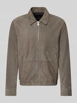 Marc O'Polo Regular Fit Lederjacke aus echtem Ziegenleder