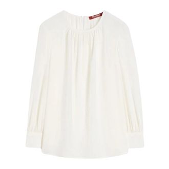 Max Mara Damen, Blusen & Hemden, Wei&szlig;, XLGr&ouml;&szlig;e