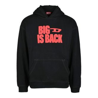 Diesel Herren, Sweatshirts & Hoodies, Schwarzk, LGr&ouml;&szlig;e