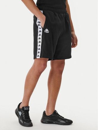 Kappa Sportshorts Banda Oviedo 351S77W Schwarz Comfort Fit