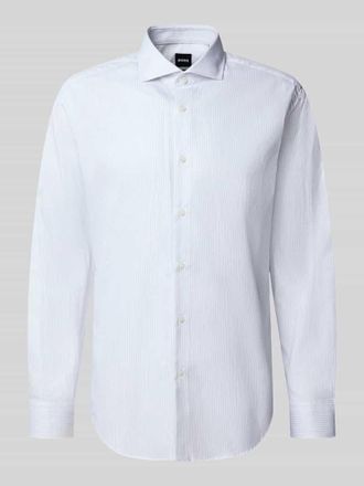 HUGO BOSS Regular Fit Businesshemd mit Kentkragen