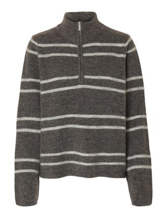 Selected Slflulu Ls Knit Half Zip Noos