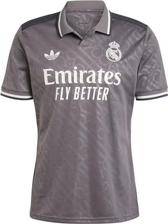 adidas Maillot Real Madrid 24/25 troisième pour Homme, Anthracite, Taille S, Anthracite, S