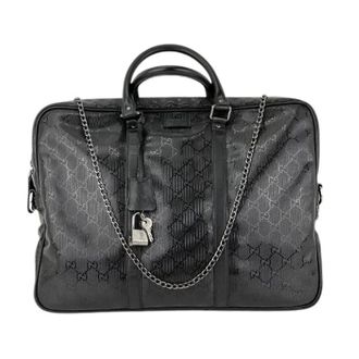 Gucci Serviette GG Imprime en toile enduite Pre-owned - Femme - Pre-owned - Noir - Taille: ONE Size