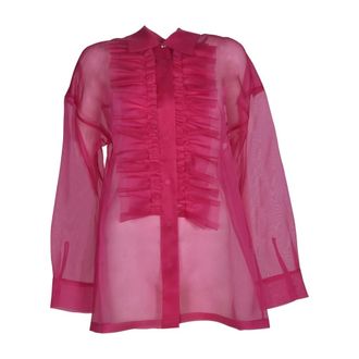 P.A.R.O.S.H. P.a.r.o.s.h., Damen, Blusen & Hemden, Rosa, SGr&ouml;&szlig;e