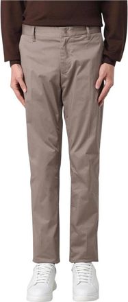Emporio Armani Homme, Pantalons, Beige, Taille: 3XL Pantalon en Coton Bleu &Eacute;l&eacute;gant