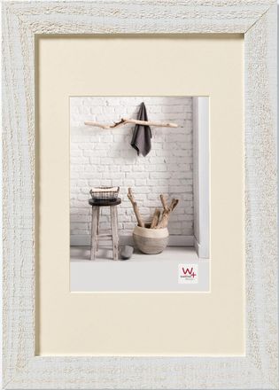 Walther Design Design HO520V Home Holzrahmen, 15x20 cm, polarweiß, 15 x 20 cm