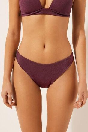 Calzedonia Bikinihose Golden Glow Bordeaux
