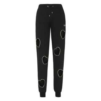 Philipp Plein Jogging Pantalons Heart - Femme - Pantalons - Noir - Taille: 40 FR