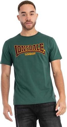 Lonsdale Men T-Shirt Classic, Taille:M, Couleur:Bottle Green