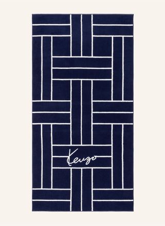 Kenzo Kenzo Home Strandtuch Ktatami blau