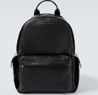 Brunello Cucinelli Rucksack aus Leder
